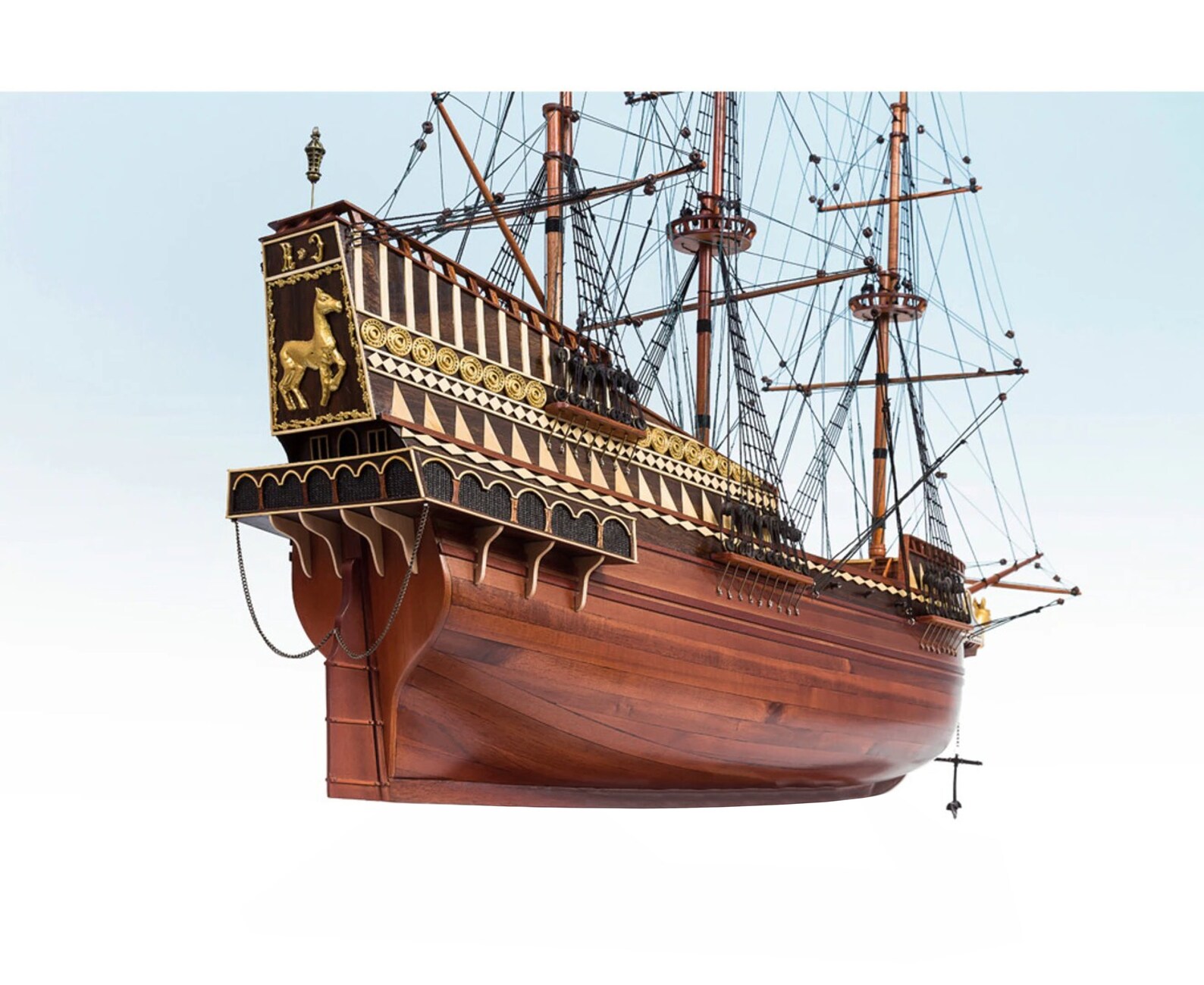 Papercraft Kit Golden Hind 3d Paper Model Crafting Kit PDF Plans to ...