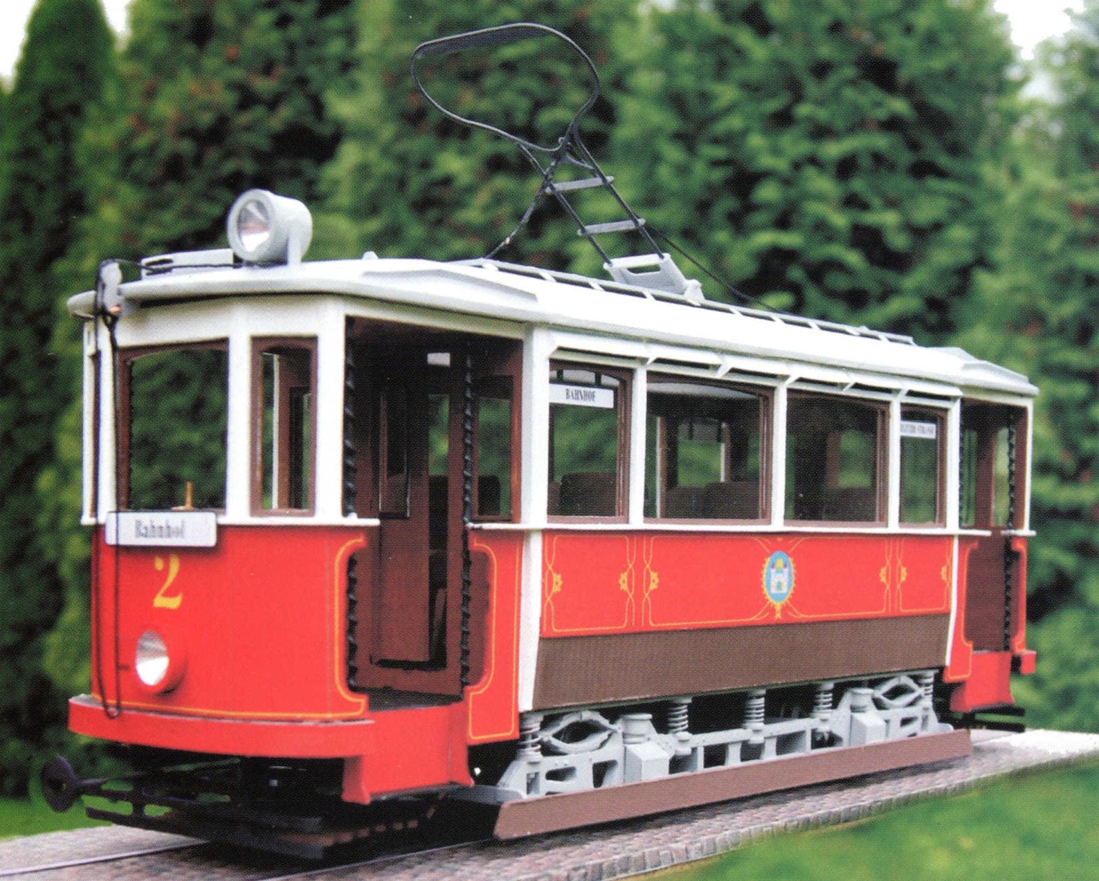 Papercraft Kit Streetcar Old School 3d Paper Model Crafting Kit PDF ...