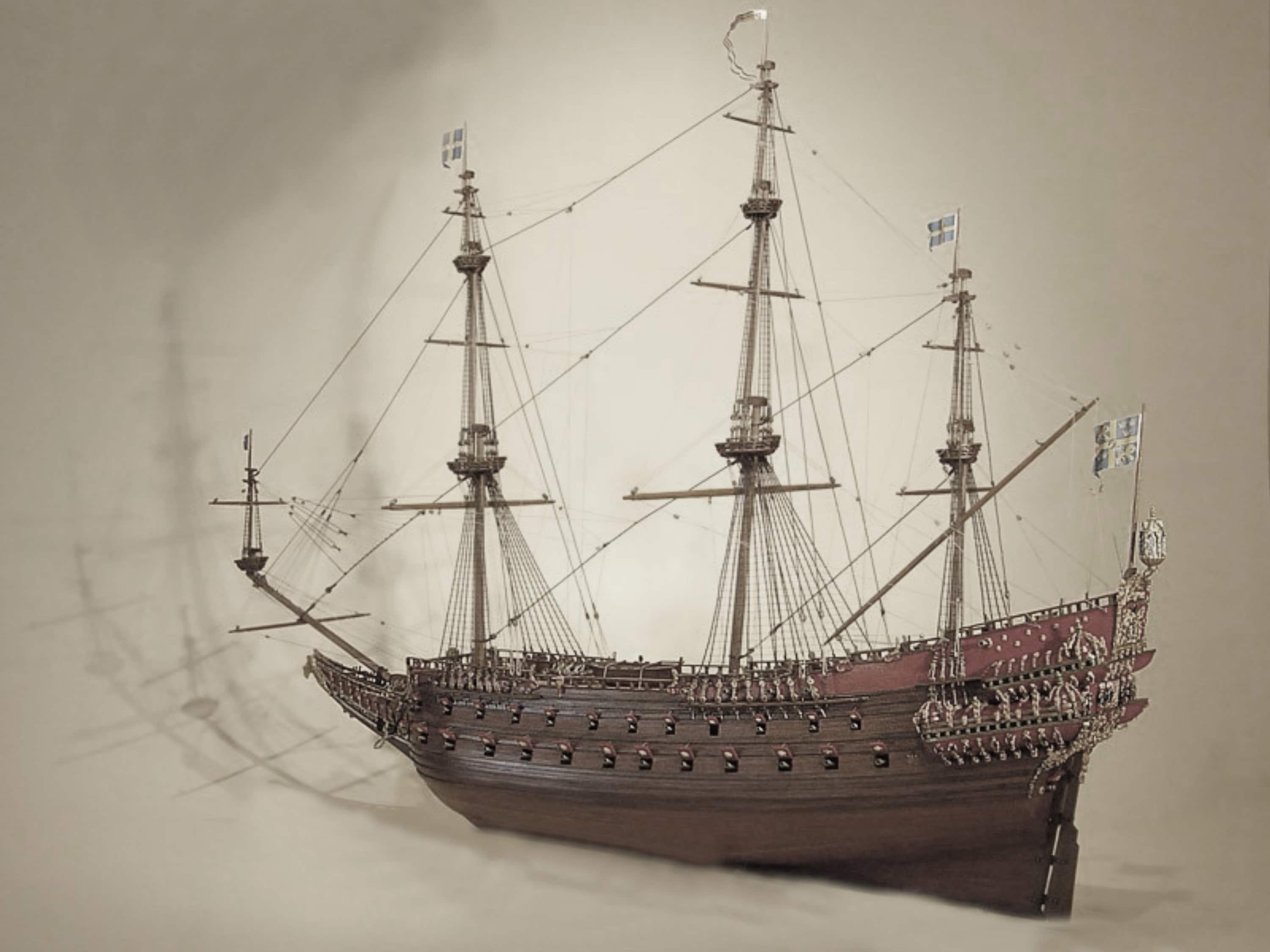 Papercraft Kit Vasa Warship 3d Paper Model Crafting Kit PDF Plans to ...