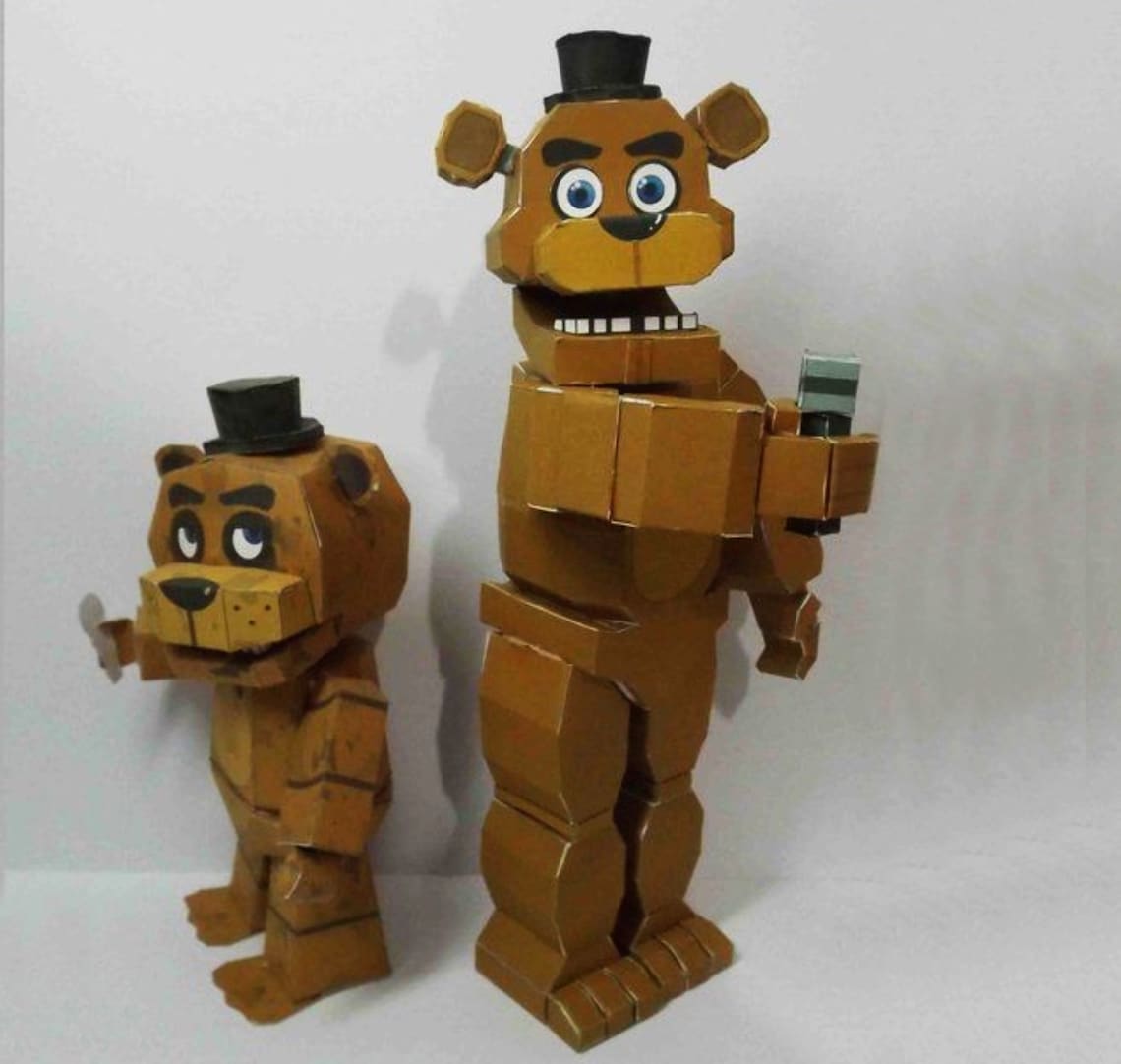 Papercraft Five Nights at Freddy's 3d Paper Model Crafting Kit PDF ...