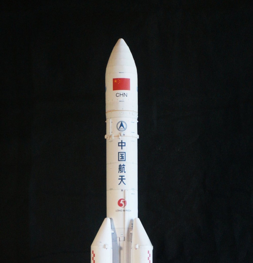 Papercraft Kit Changzheng Space Rocket 3d Paper Model Crafting Kit PDF ...