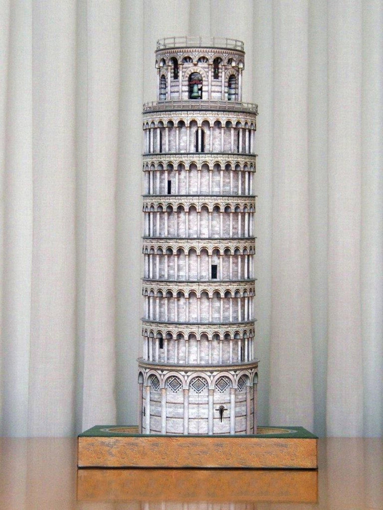 Papercraft Kit Leaning Tower of Pisa Italy Bell Tower 3d Paper Model ...