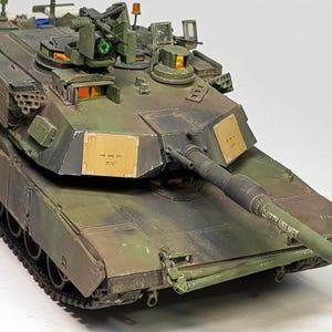 Papercraft Kit M1A2 Abrams Tank 3d Paper Model Crafting Kit PDF Plans ...