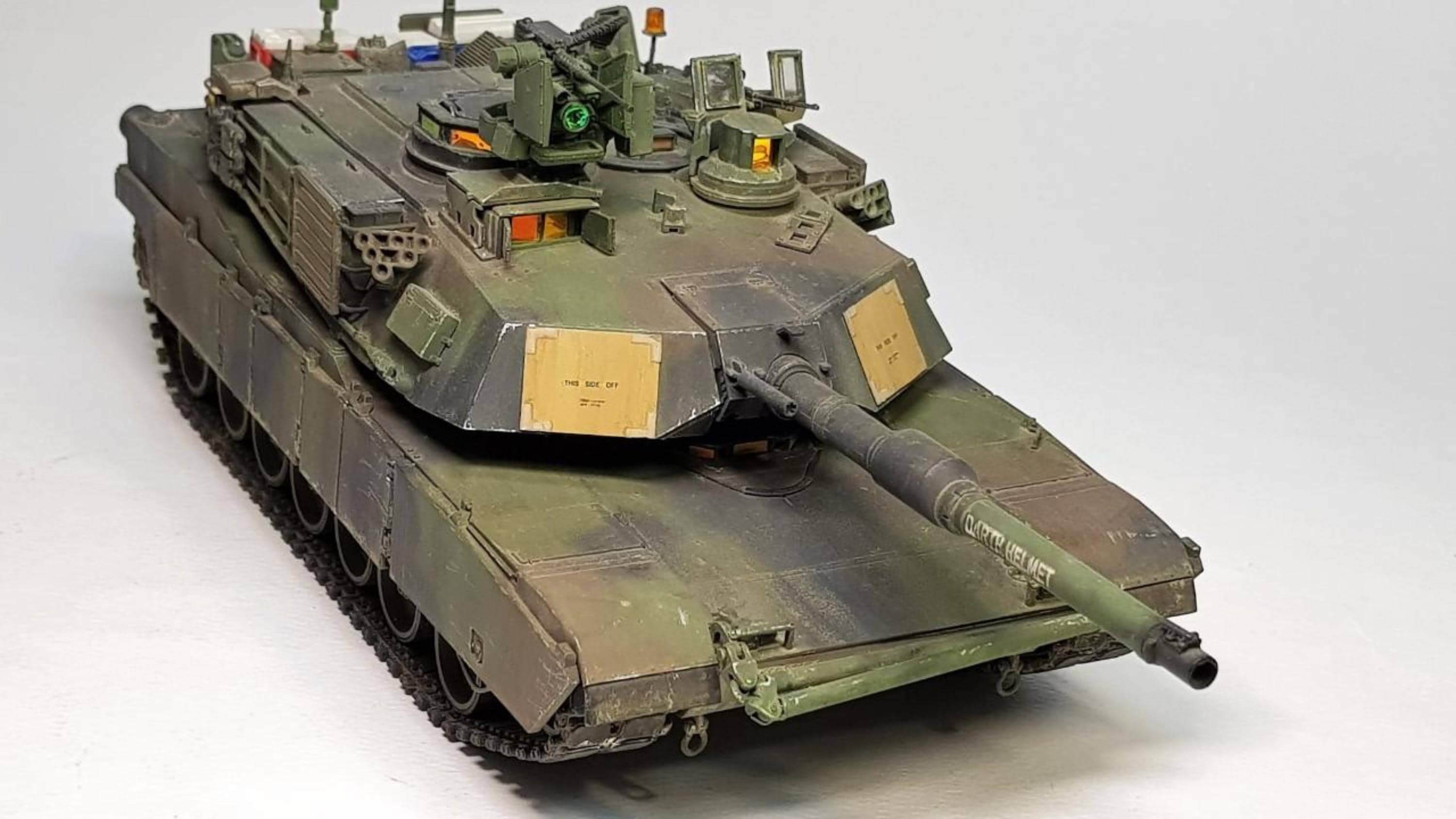 Papercraft Kit M1A2 Abrams Tank 3d Paper Model Crafting Kit PDF Plans ...