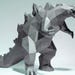 Papercraft Godzilla Atomic Breath Effect Part (red) Super Easy to Build ...