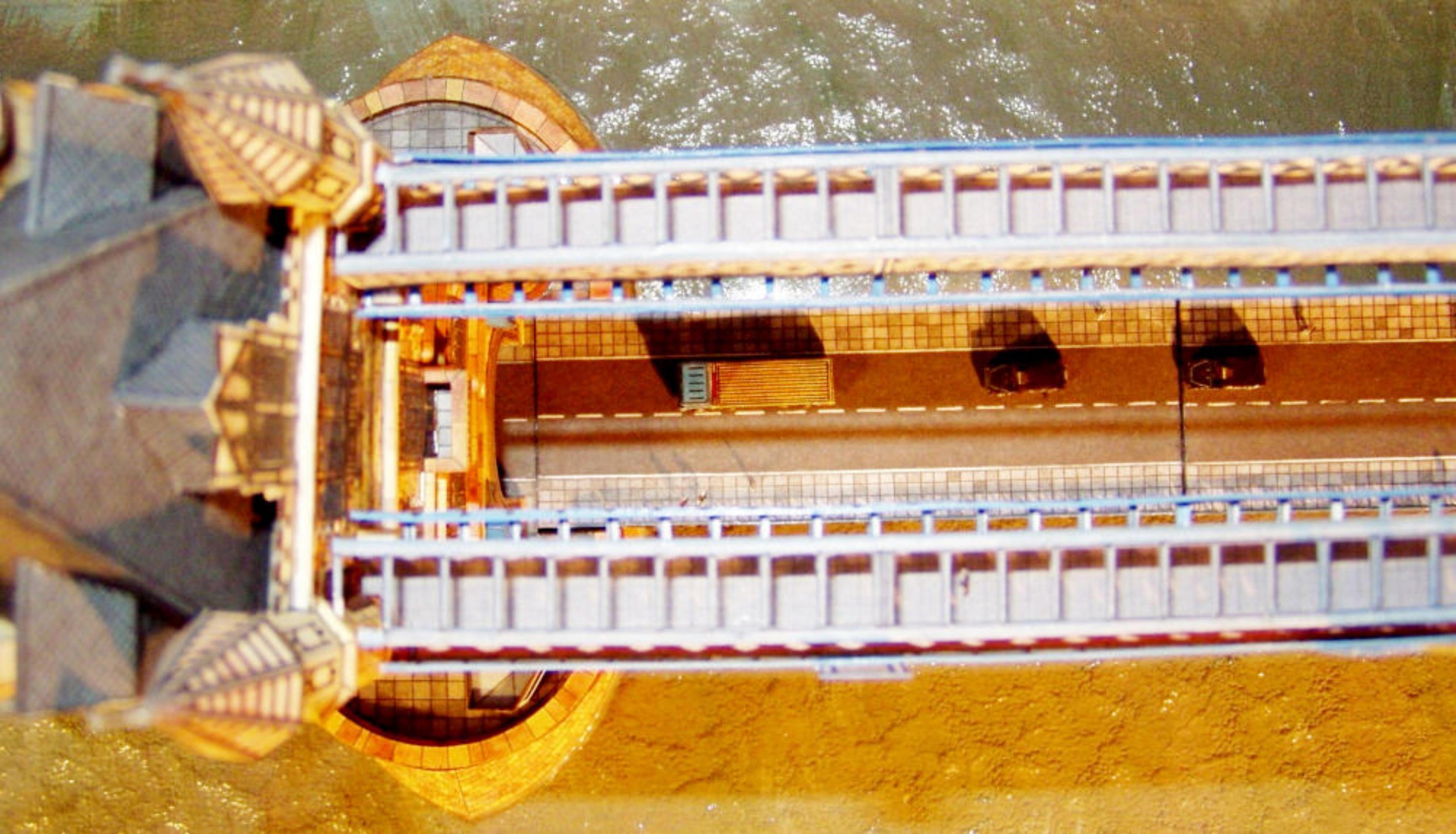 Papercraft Kit Tower Bridge London 3d Paper Model Crafting Kit PDF ...