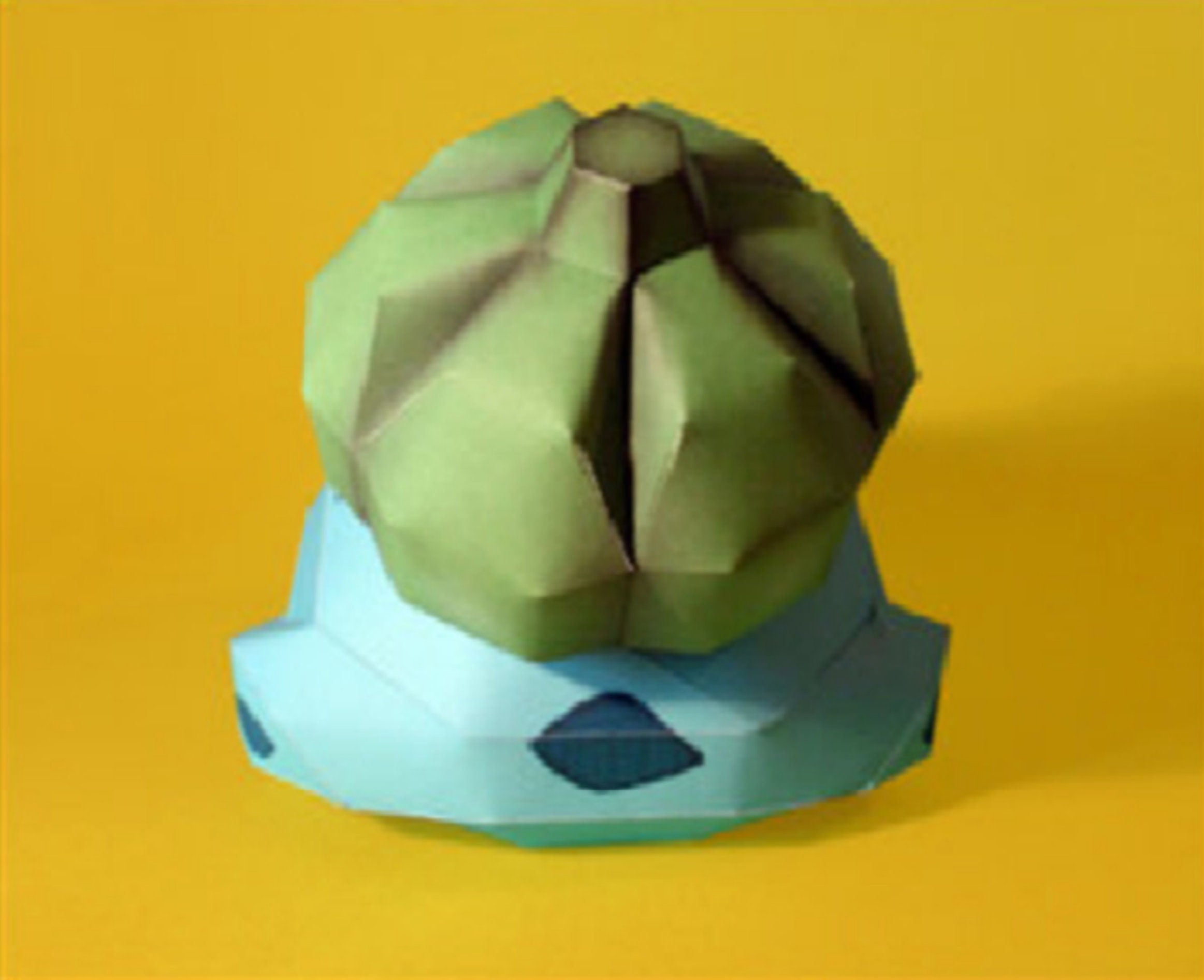 Papercraft Bulbasaur Pokemon 3d Paper Model Crafting Kit PDF Plans to ...