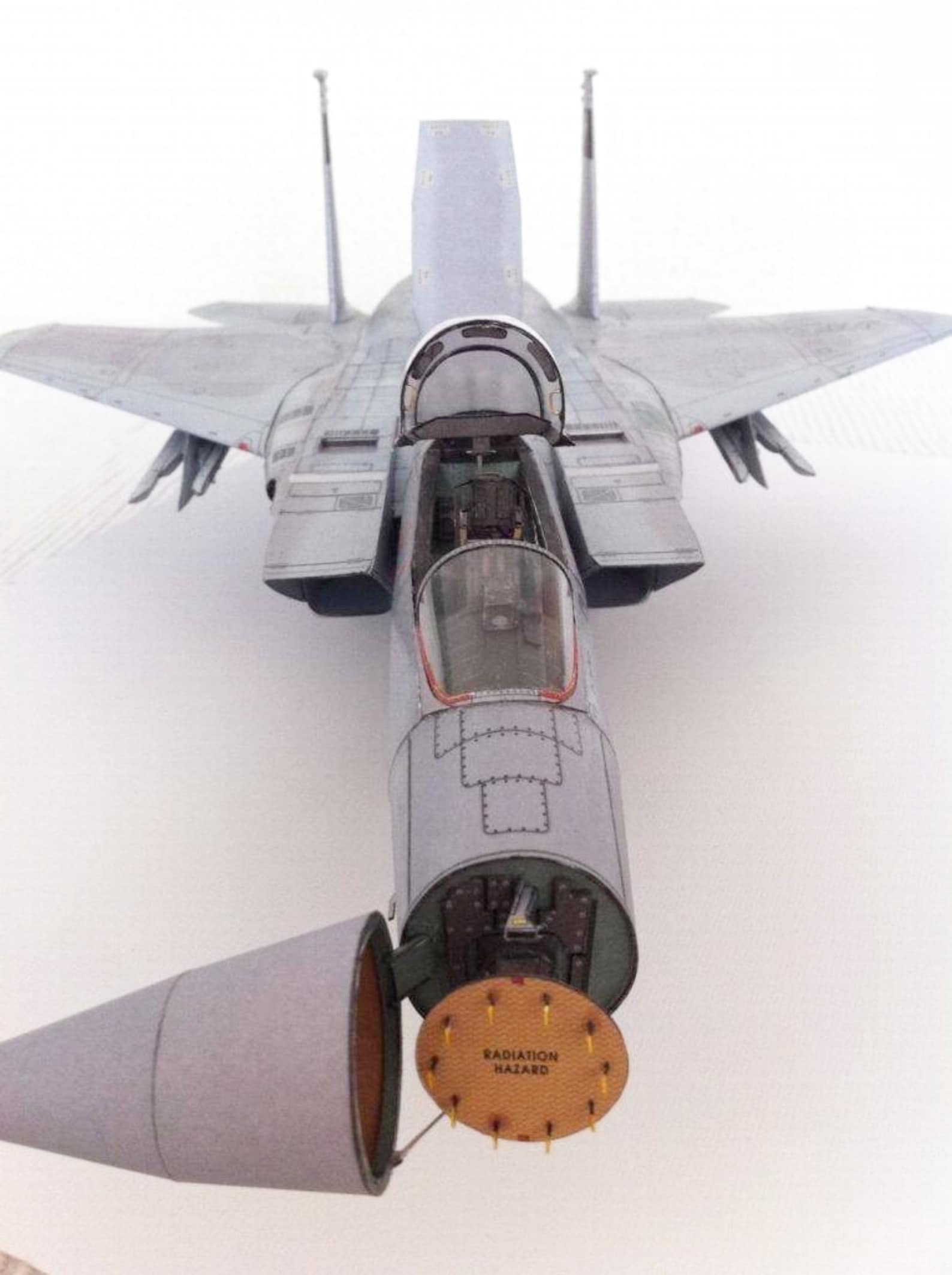 Papercraft Kit F-15C Eagle Plane 3d Paper Model Crafting Kit PDF Plans to Print Cut & Glue DIY ...