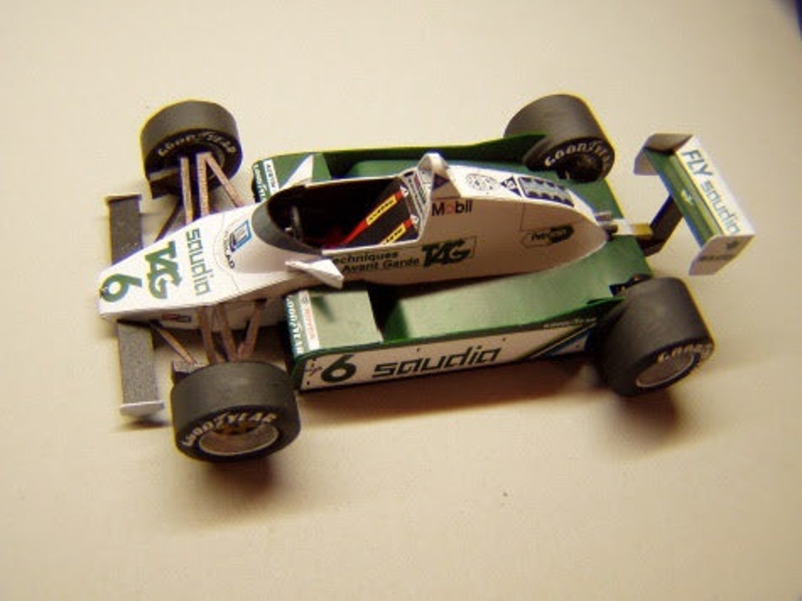 Papercraft Kit F1 Race Car 3d Paper Model Crafting Kit PDF Plans to ...