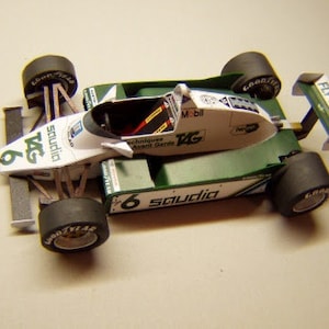 Papercraft Kit F1 Race Car 3d Paper Model Crafting Kit PDF Plans to ...
