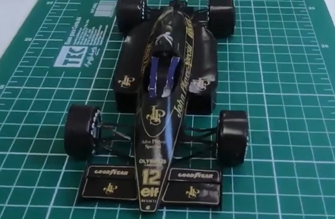 Papercraft Kit F1 Lotus 95T Race Car 3d Paper Model Crafting Kit PDF ...