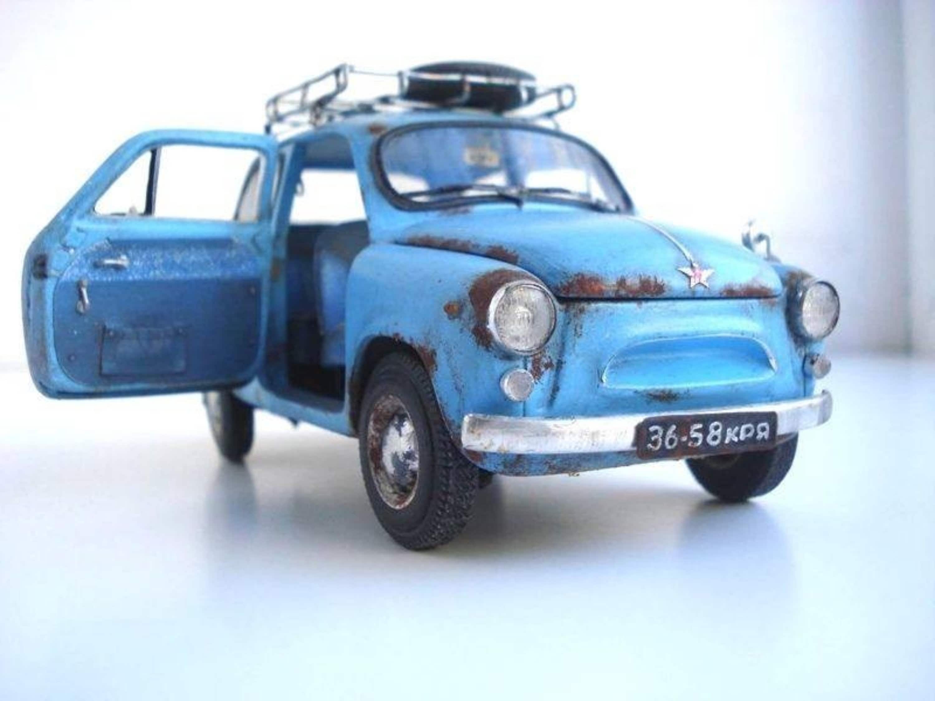 Papercraft Kit Supermini Car Zaz 3d Paper Model Crafting PDF Plans DIY ...