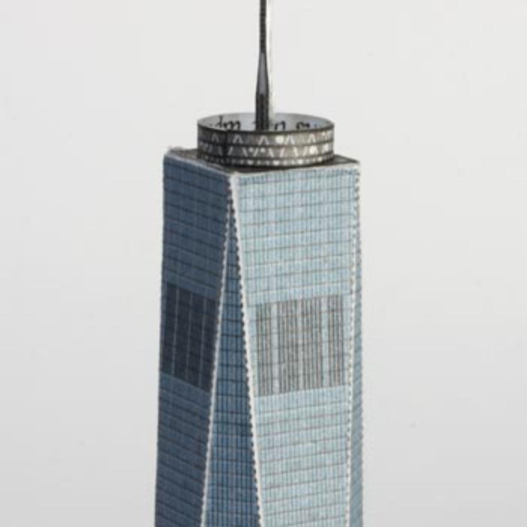 Papercraft Kit World Trade Center 3d Paper Model Crafting Kit PDF Plans ...
