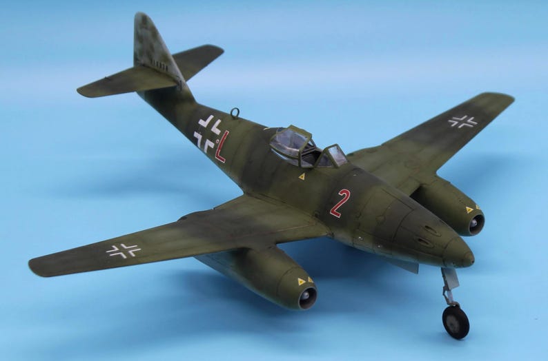 Papercraft Kit Messerschmitt Me 262 Airplane 3d Paper Model Crafting ...