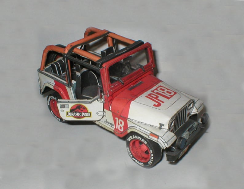 Papercraft Kit Willis Jeep Car 3d Paper Model Crafting Kit PDF Plans to ...