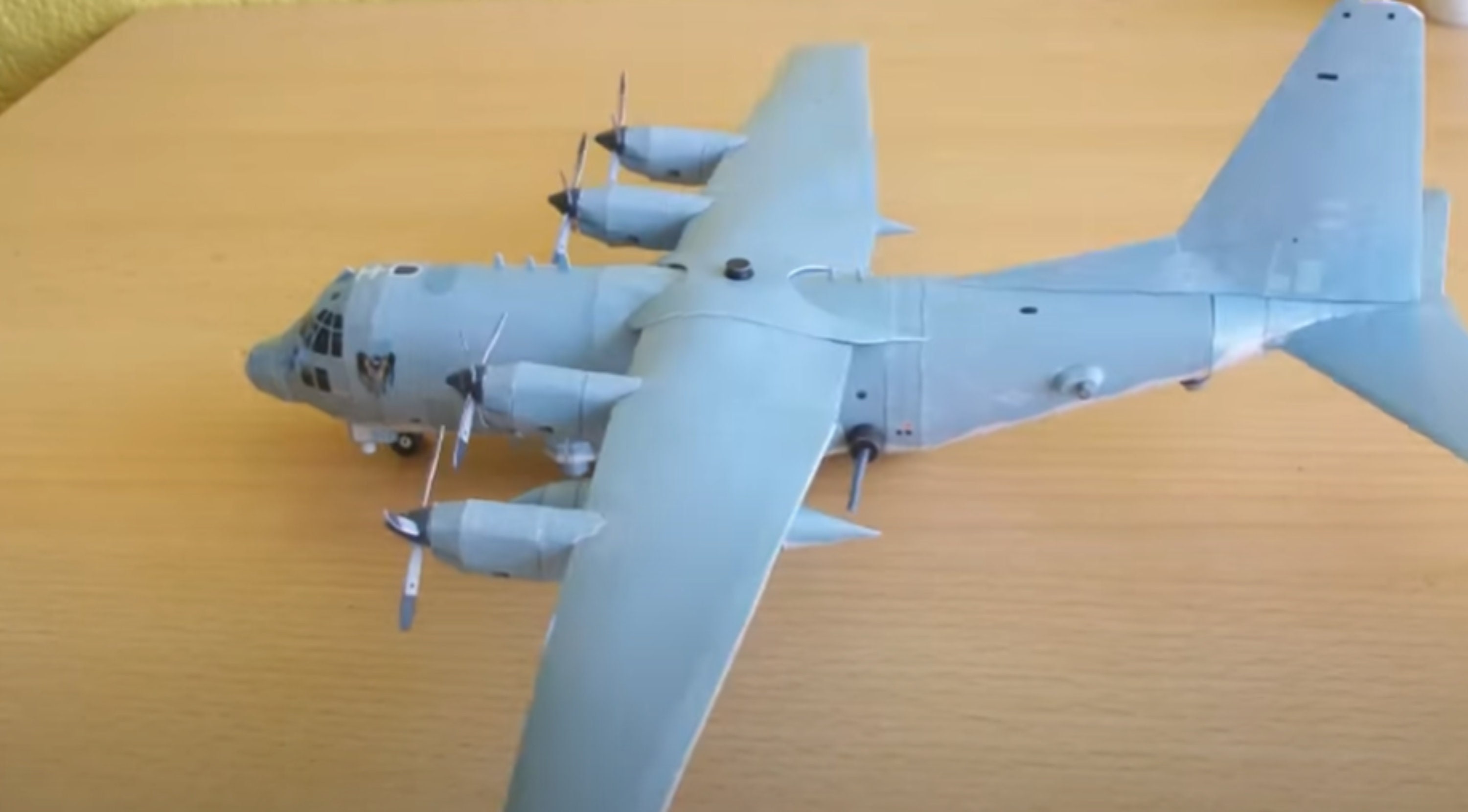 Papercraft Kit C-130 Hercules Airplane 3d Paper Model Crafting Kit PDF ...