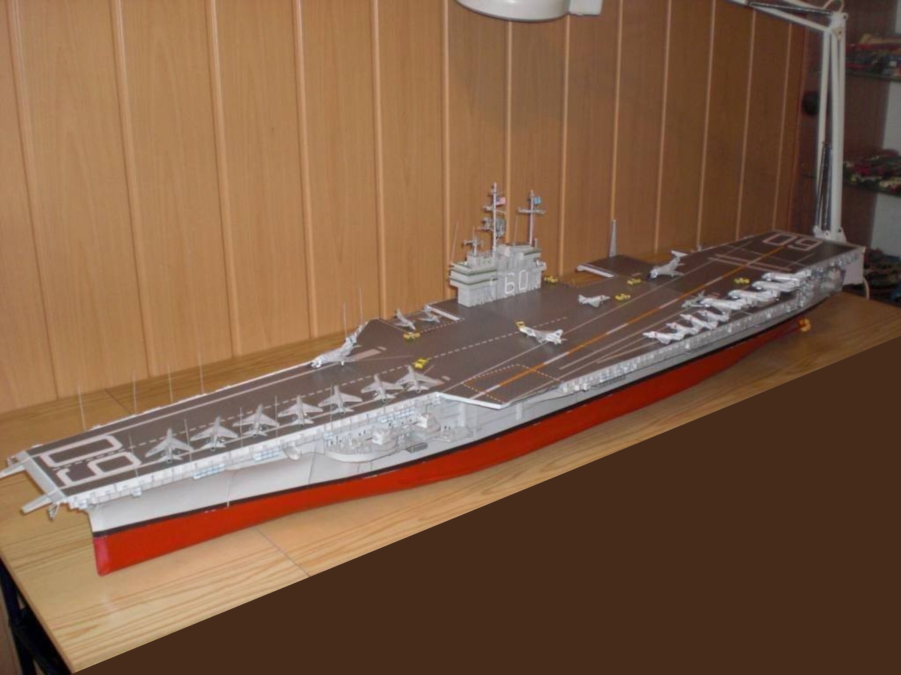 Papercraft Kit USS Enterprise Aircraft Carrier 3d Paper Model Crafting ...