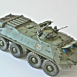 Papercraft Kit BTR-70 Armored Personnel Carrier 3d Paper Model Kit PDF ...