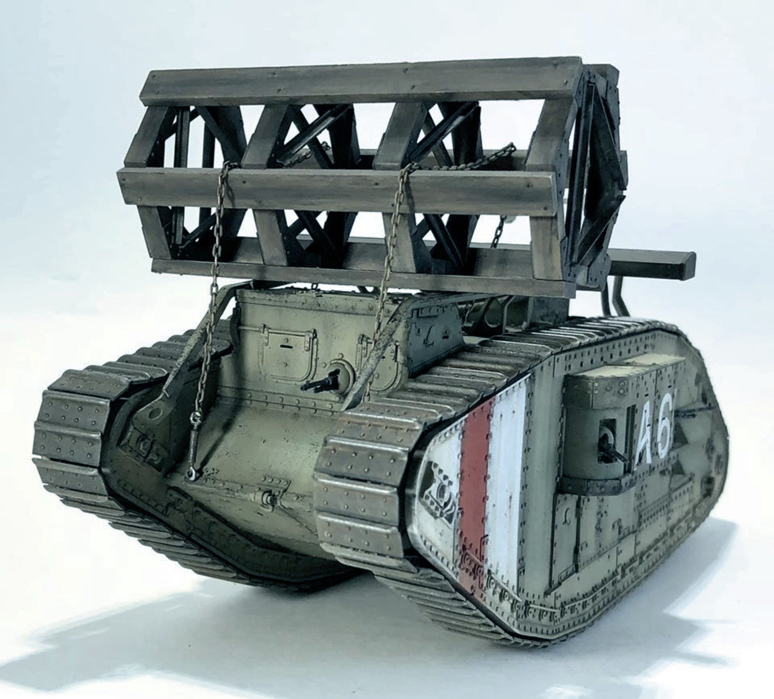 Papercraft Kit Mark IV British WWI Tank 3d Paper Model Crafting Kit PDF ...