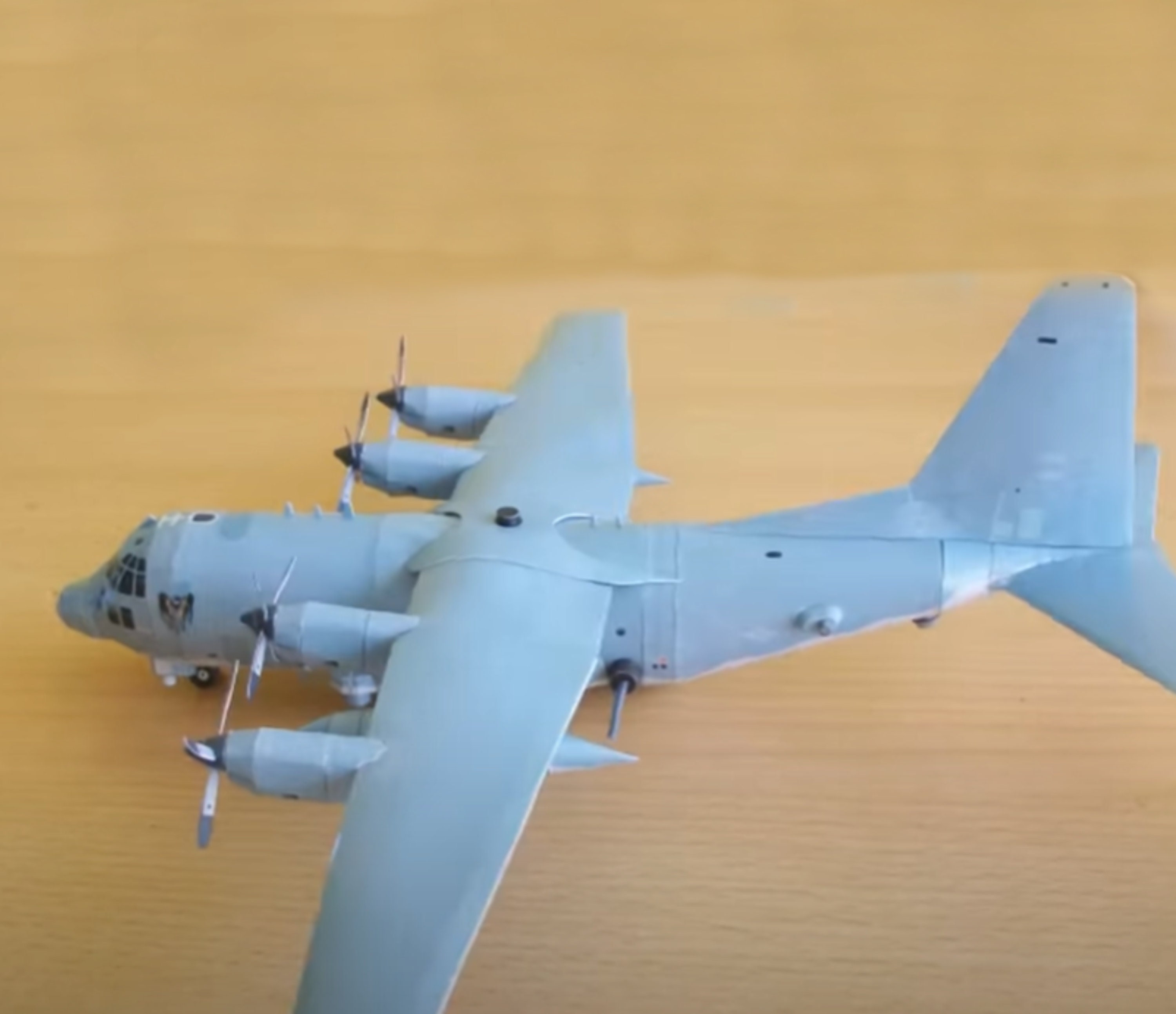 Papercraft Kit C-130 Hercules Airplane 3d Paper Model Crafting Kit PDF ...