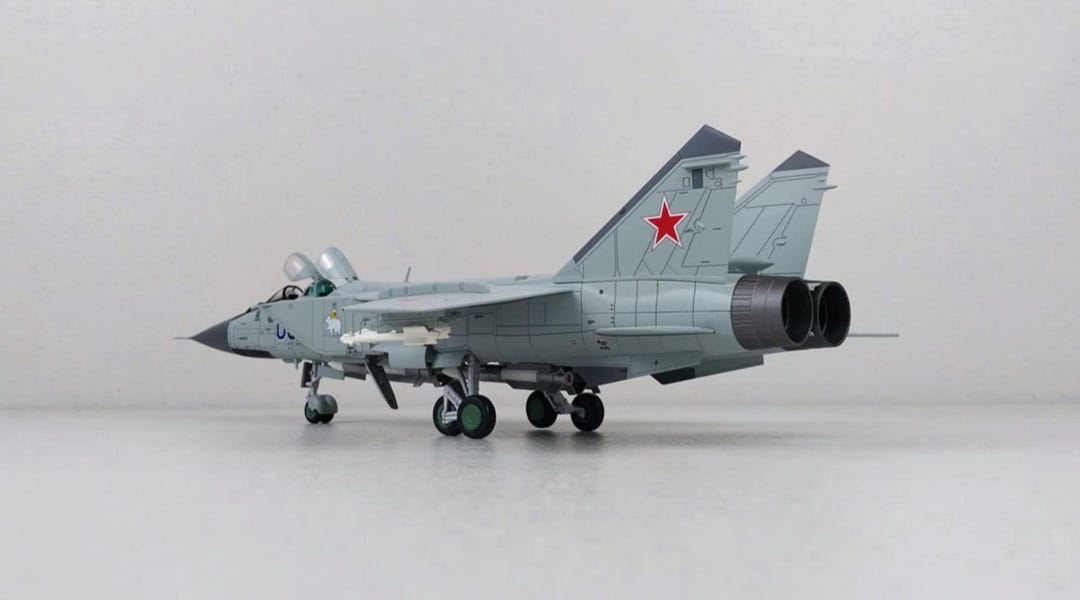 Papercraft Kit Mig-31 Foxhound Airplane 3d Paper Model Crafting Kit PDF ...