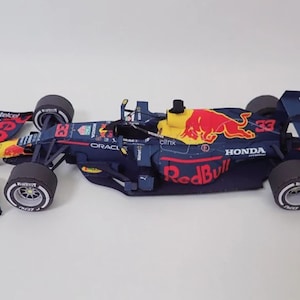 Papercraft Kit F1 Redbull Race Car 3d Paper Model Crafting Kit PDF ...