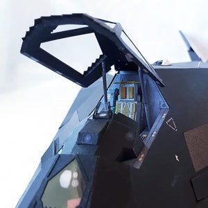 Papercraft Kit F-117 Nighthawk Plane 3d Paper Model Crafting Kit PDF ...