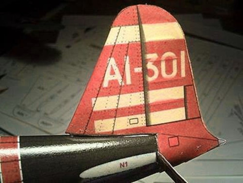 Papercraft Kit Nakajima B5N2 Airplane 3d Paper Model Crafting Kit PDF ...