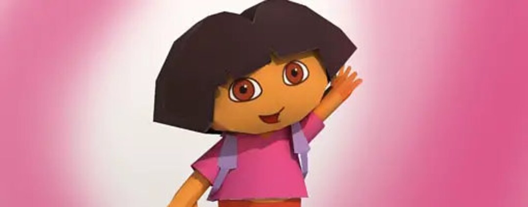 Dora the Explorer Tiny Papercraft, PDF to Print and Glue Yourself, High ...