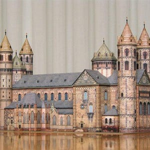 Papercraft Kit Worms Cathedral 3d Paper Model Crafting Kit PDF Plans to ...