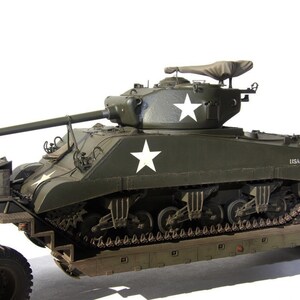 Papercraft Kit Dragon Tank Transport Truck 3d Paper Model Crafting PDF ...