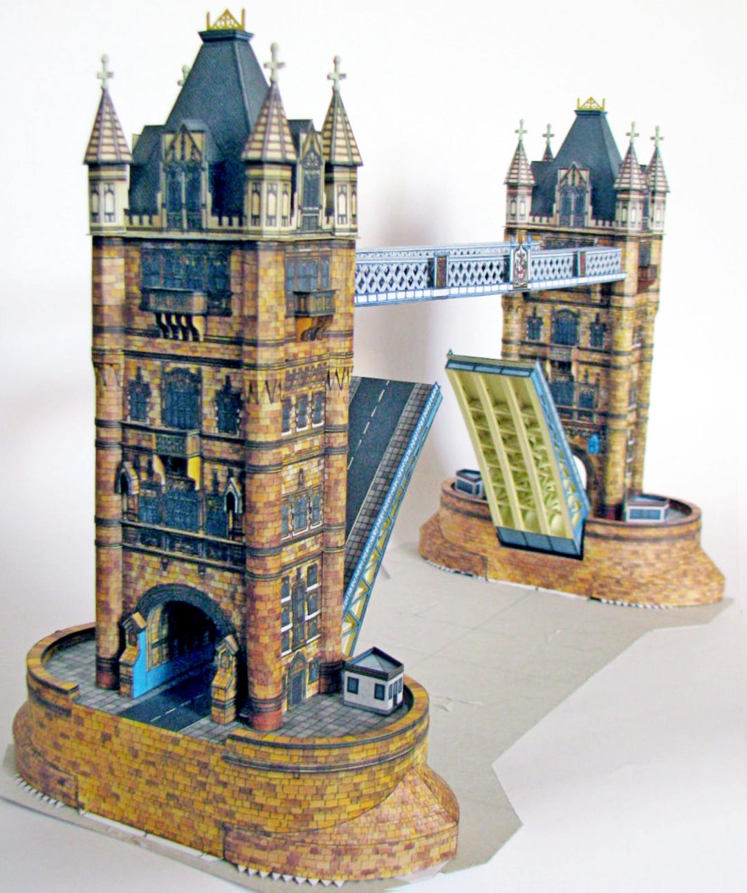 Papercraft Kit Tower Bridge London 3d Paper Model Crafting Kit PDF ...