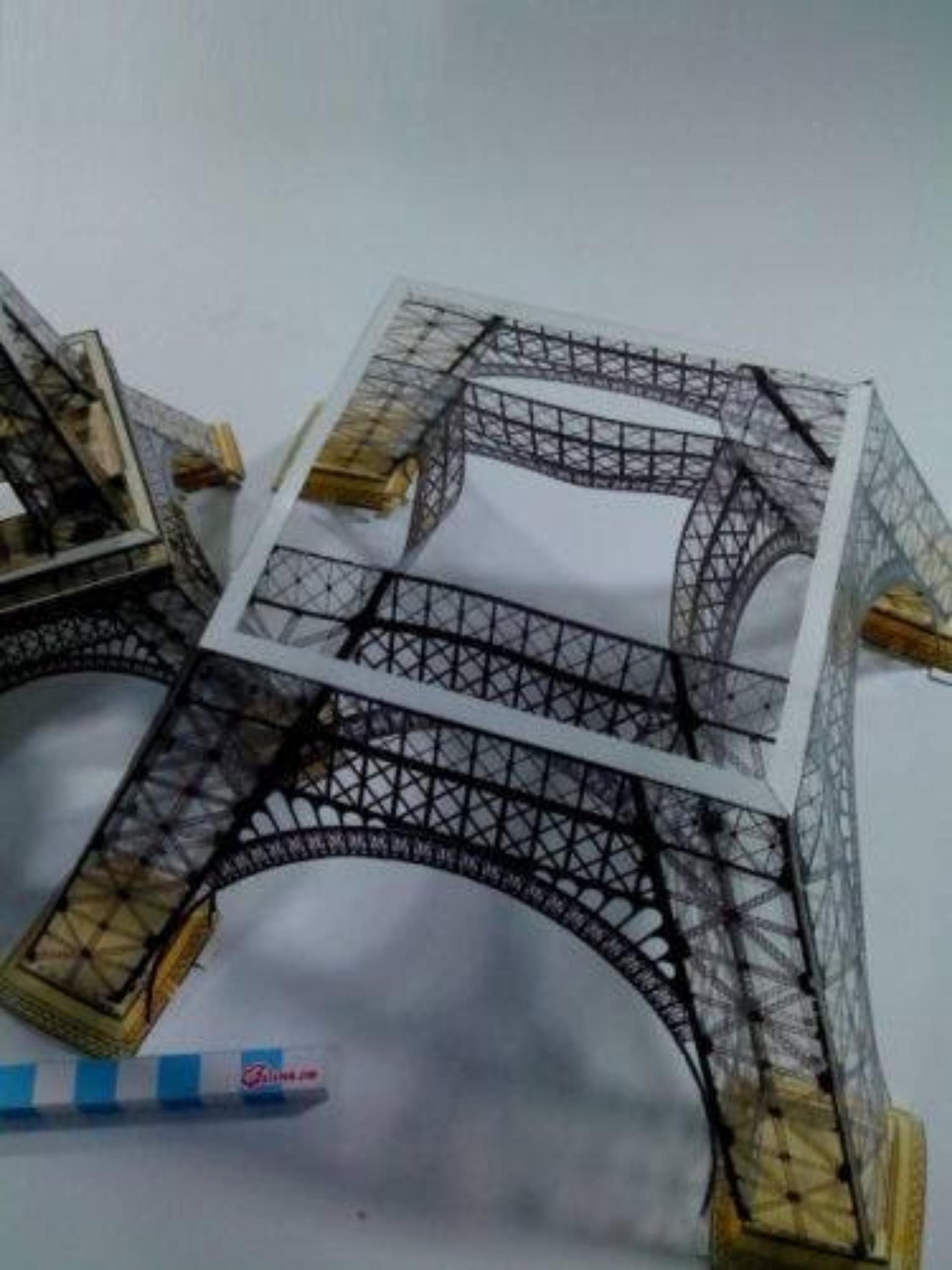 Kit PaperCraft Torre Eiffel París Francia Modelo de papel 3D ...