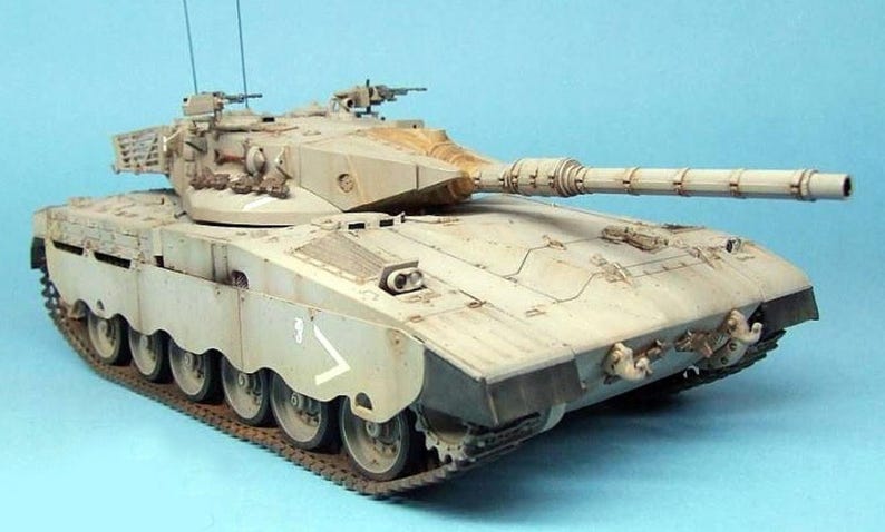 Papercraft Kit Merkava Tank 3d Paper Model Crafting Kit PDF Plans to ...