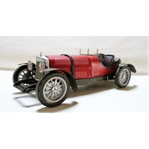 Papercraft Kit Mercedes SSK Car 3d Paper Model Crafting Kit PDF Plans ...