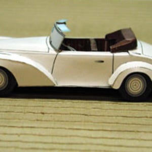 Papercraft Kit Mercedes Benz 300S Car 3d Paper Model Crafting Kit PDF ...