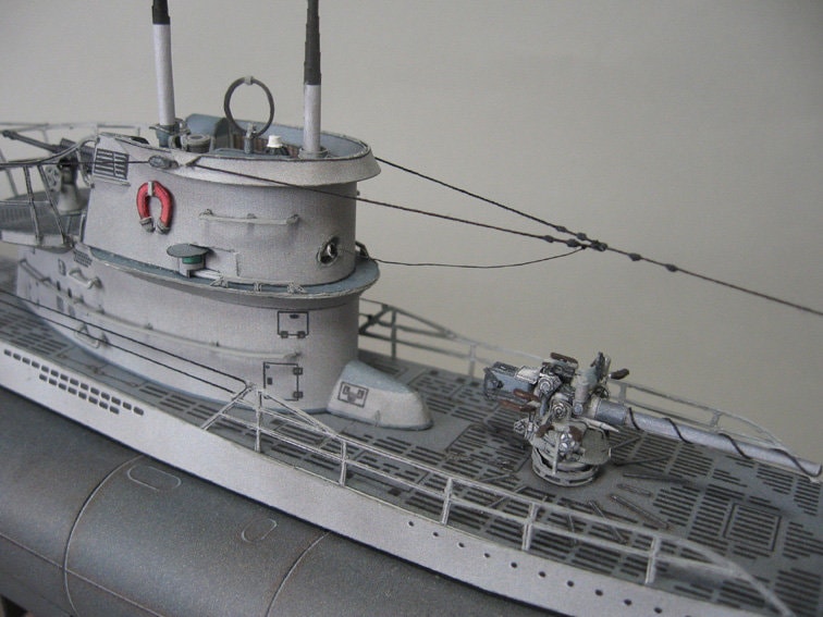 Papercraft Kit VII-C U-boat Submarine 3d Paper Model Crafting Kit PDF ...