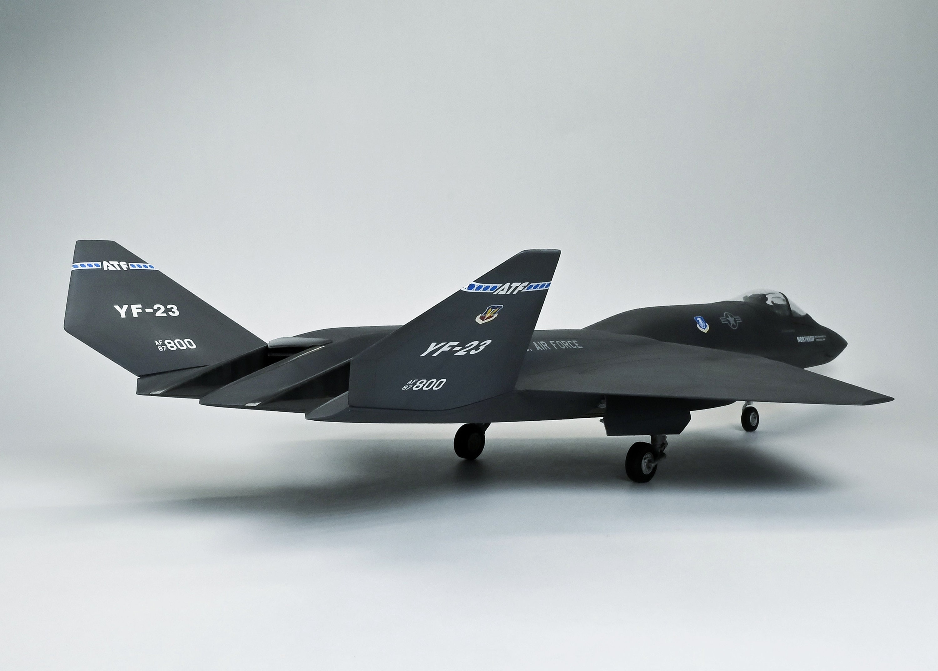 Papercraft Kit YF-23 Airplane 3d Paper Model Crafting PDF Plans DIY ...