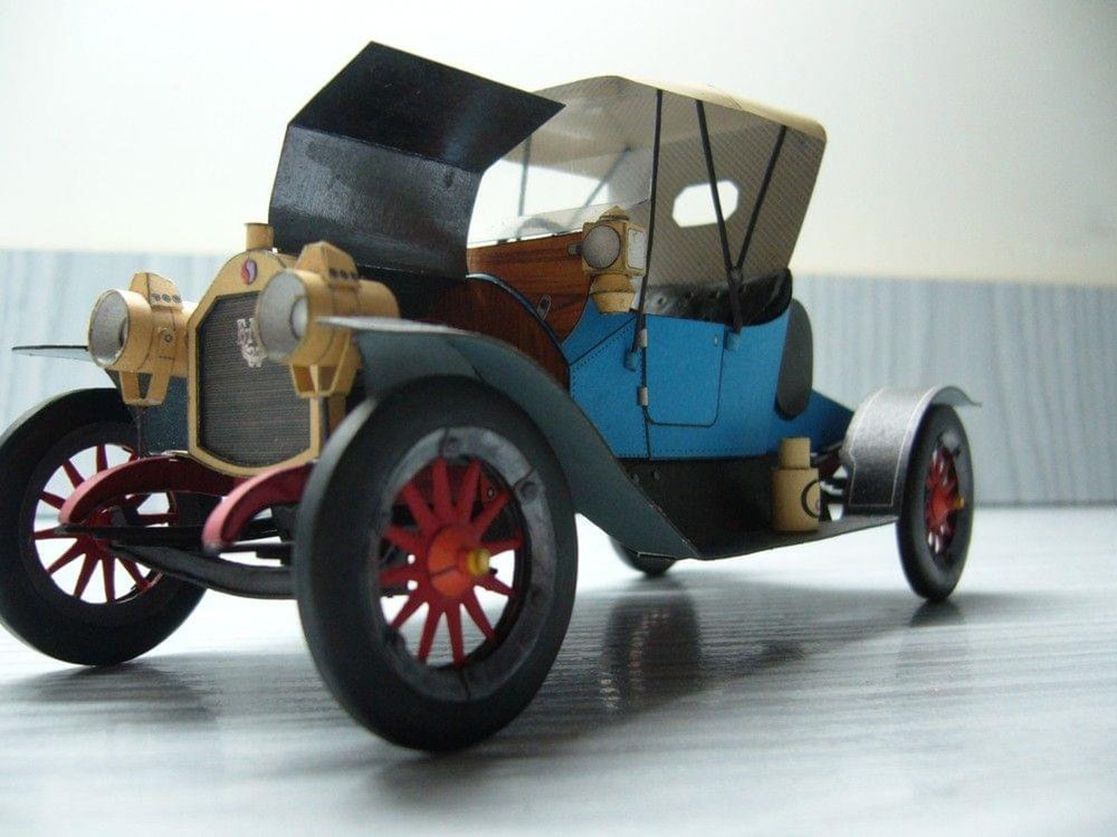 Papercraft Kit Roadster Car 3d Paper Model Crafting Kit PDF Plans to ...