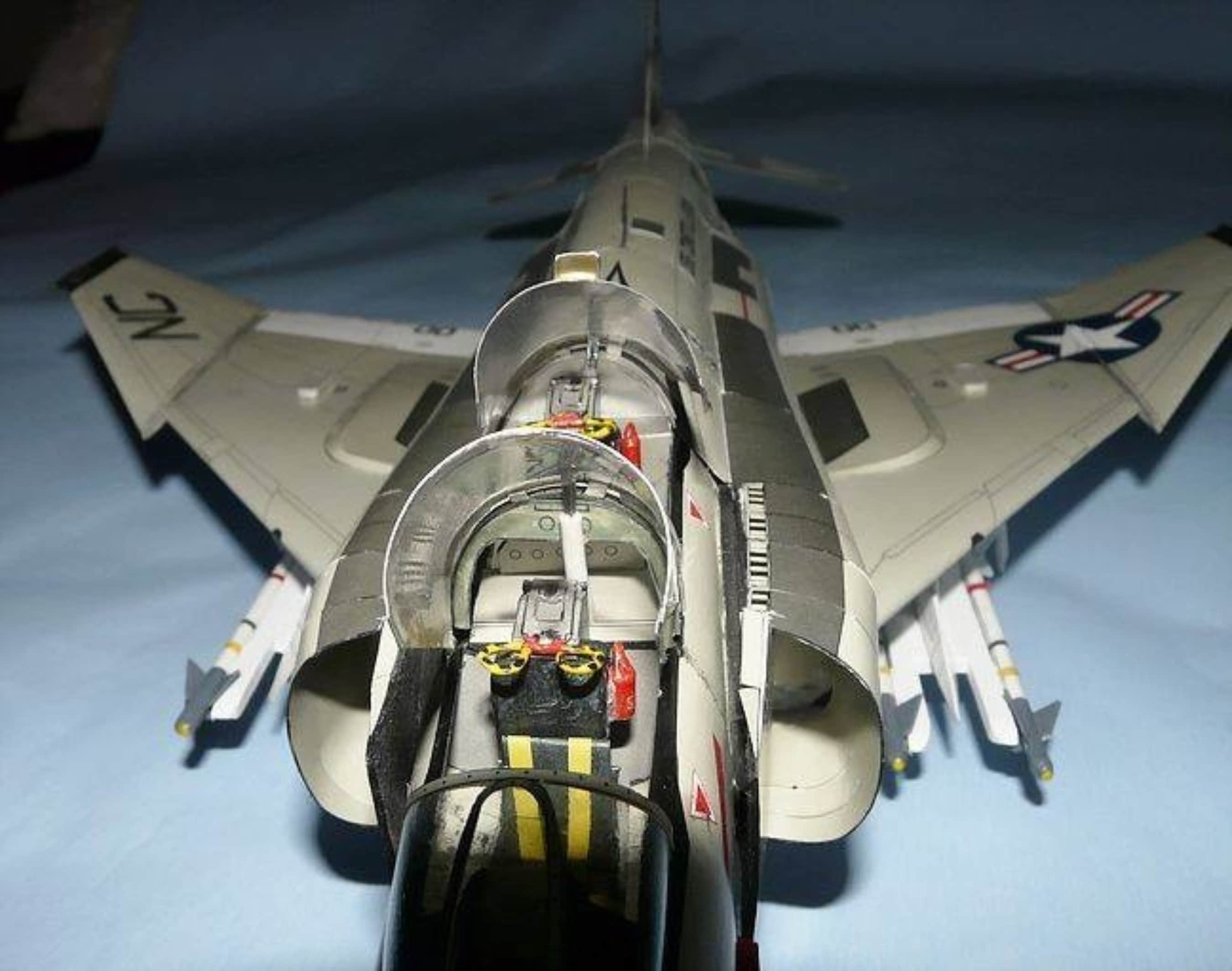 Papercraft Kit F-4 Phantom Plane 3d Paper Model Crafting Kit PDF Plans ...