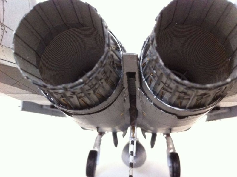 Papercraft Kit F-15C Eagle Plane 3d Paper Model Crafting Kit PDF Plans ...