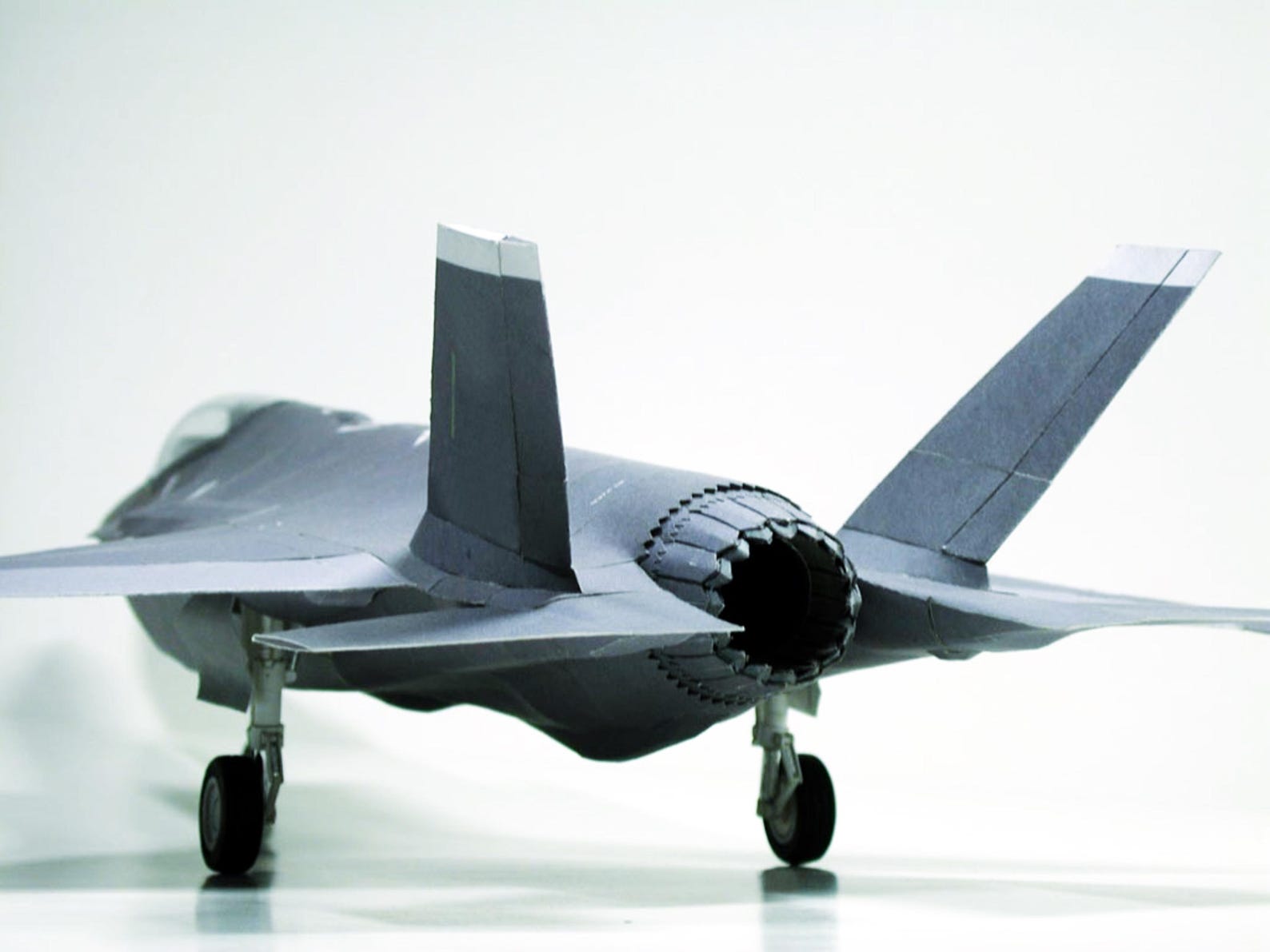 Papercraft Kit F-35 Lightning II Airplane 3d Paper Model Crafting Kit ...