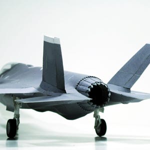 Papercraft Kit F-35 Lightning II Airplane 3d Paper Model Crafting Kit ...
