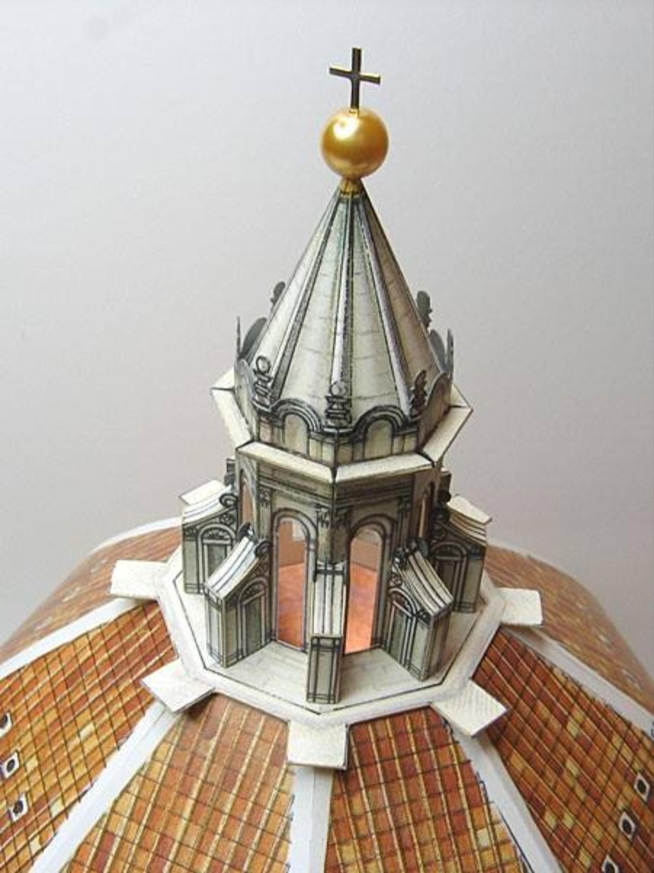 Papercraft Kit Cathedral Florence 3d Paper Model Crafting PDF Plans DIY ...