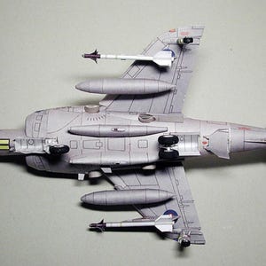 Papercraft Kit Harrier Jet 3d Paper Model Crafting Kit PDF Plans to ...