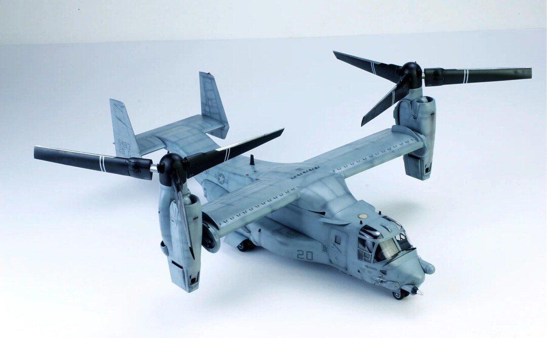 Papercraft Kit V-22 Osprey Tiltrotor Helicopter 3d Paper Model Crafting ...