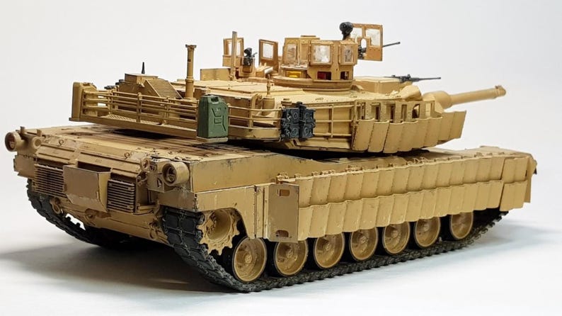 Kit PaperCraft M1A1 Abrams tank kit de elaboración de modelos de papel ...