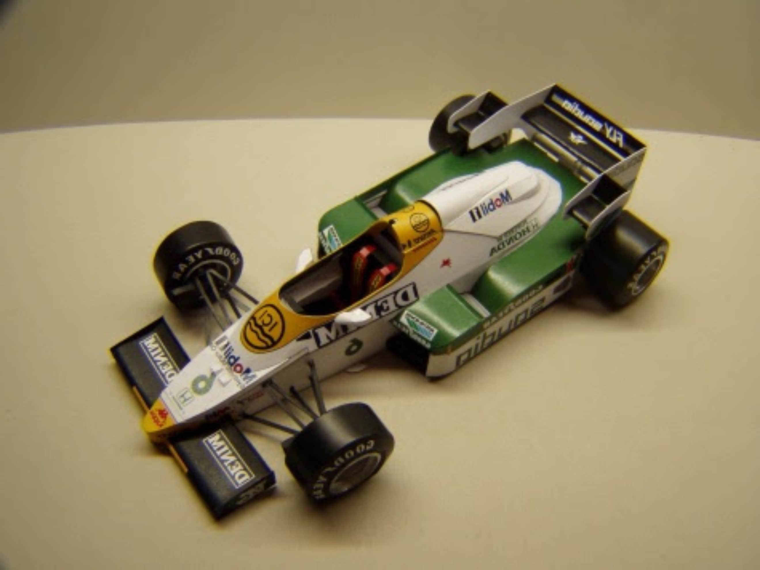 Papercraft Kit F1 Race Car 3d Paper Model Crafting Kit PDF Plans to ...