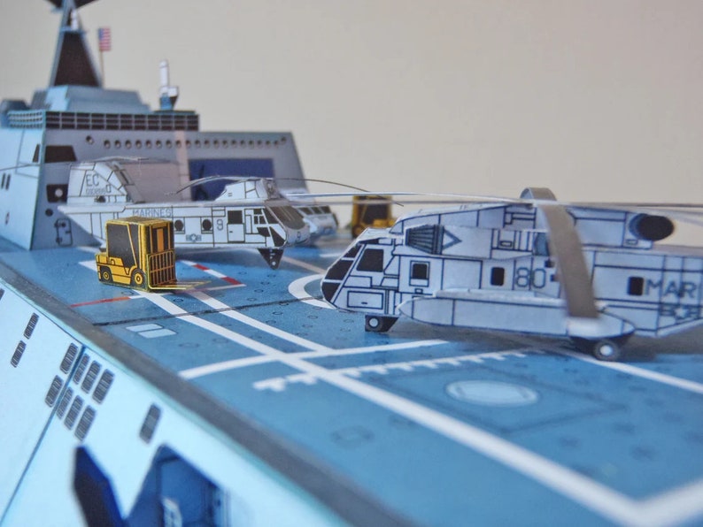 Papercraft Kit Independence Ship 3d Paper Model Crafting Kit PDF Plans ...