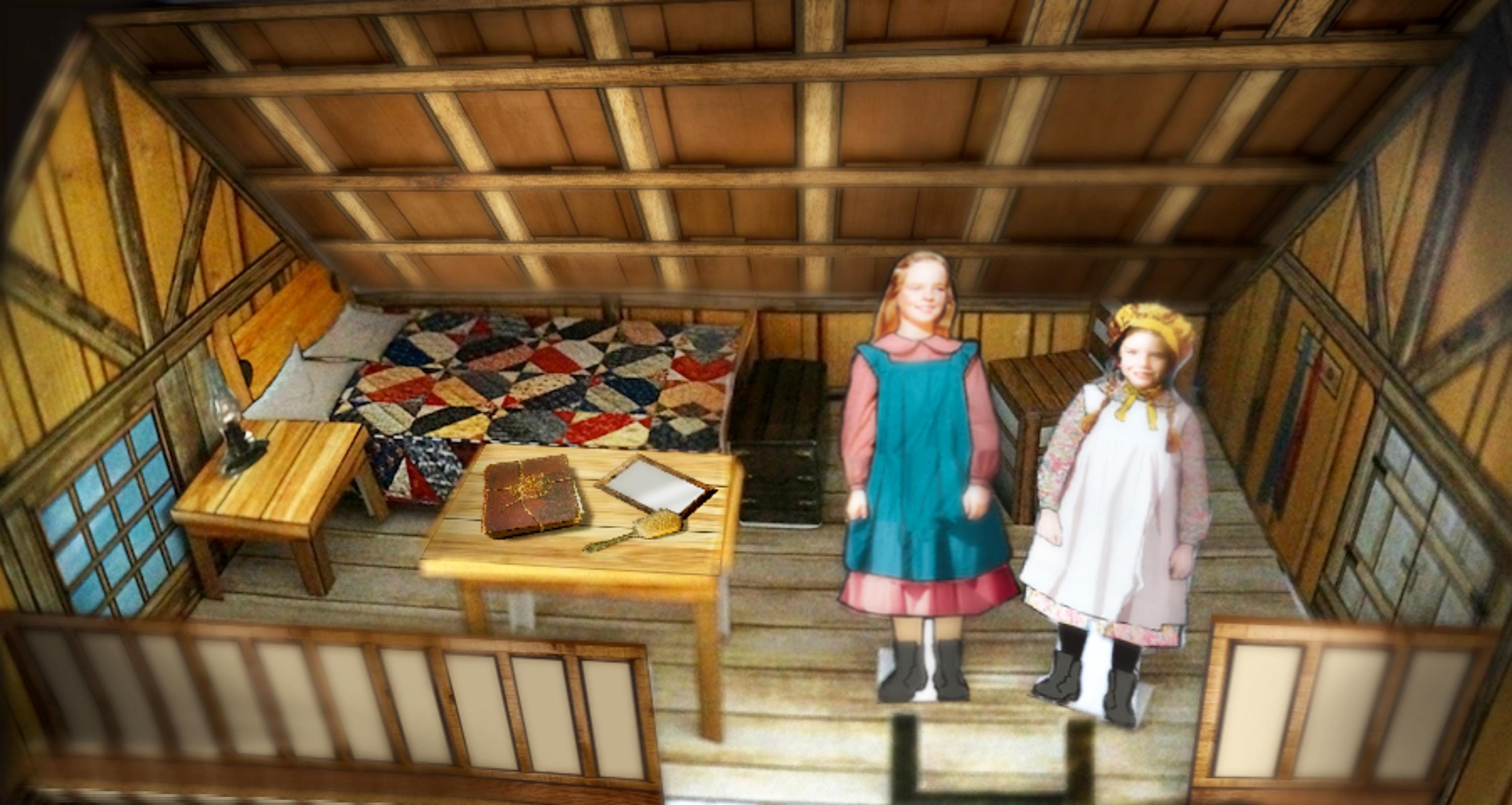 Papercraft Kit Dollhouse Prairie House Miniature 3d Paper Model ...